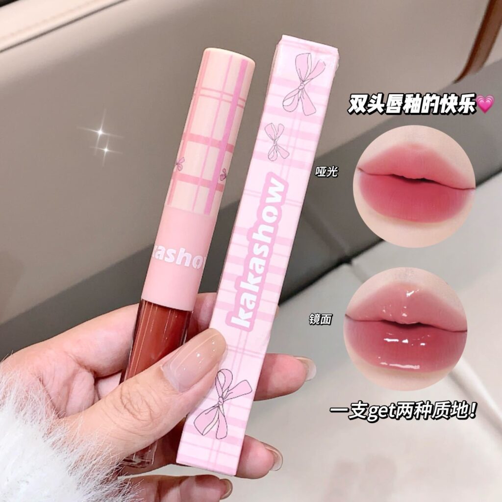 BRILLO LABIAL MATTE Y EFECTO ESPEJO DOBLE PUNTA C393 - Uni Cosméticos